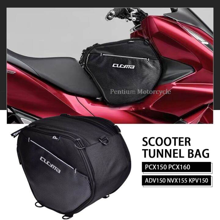 PCX150 PCX160 Motorcycle Scooter Tunnel Seat Bag For HONDA ADV150 ...