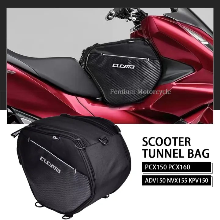 PCX150 PCX160 Motorcycle Scooter Tunnel Seat Bag For HONDA ADV150 ...