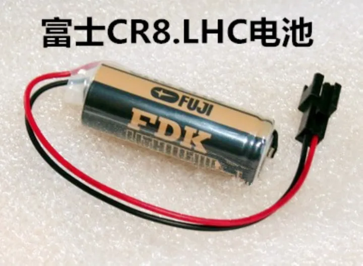 2022 New Fuji FDK industrial control PLC battery FDK CR8.LHC power type 3V lithium battery with ...