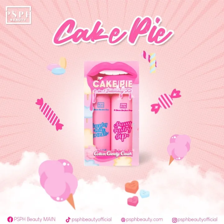 PSPH CAKE PIE 2-IN-1 KIT | Feminine Wash + Spray + Freebie | Lazada PH