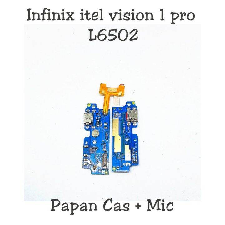 PCB INFINIX ITEL VISION 1 PRO L6502 PCB CAS KONEKTOR CAS + MIC | Lazada ...