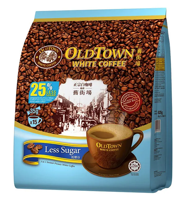 Old Town 3 in 1 White Coffee - Less Sugar (35g x 15's) | Lazada
