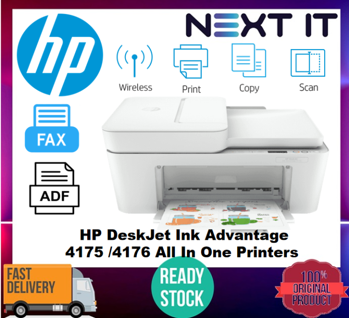 HP DeskJet Ink Advantage 4175/ 4176 All-in-One Printer | Lazada