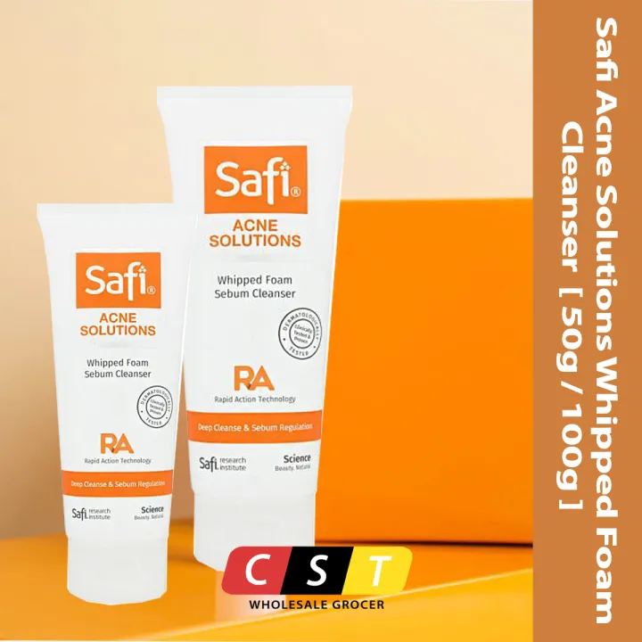 Safi Acne Solutions Whipped Foam Sebum Cleanser [50g / 100g] | Lazada
