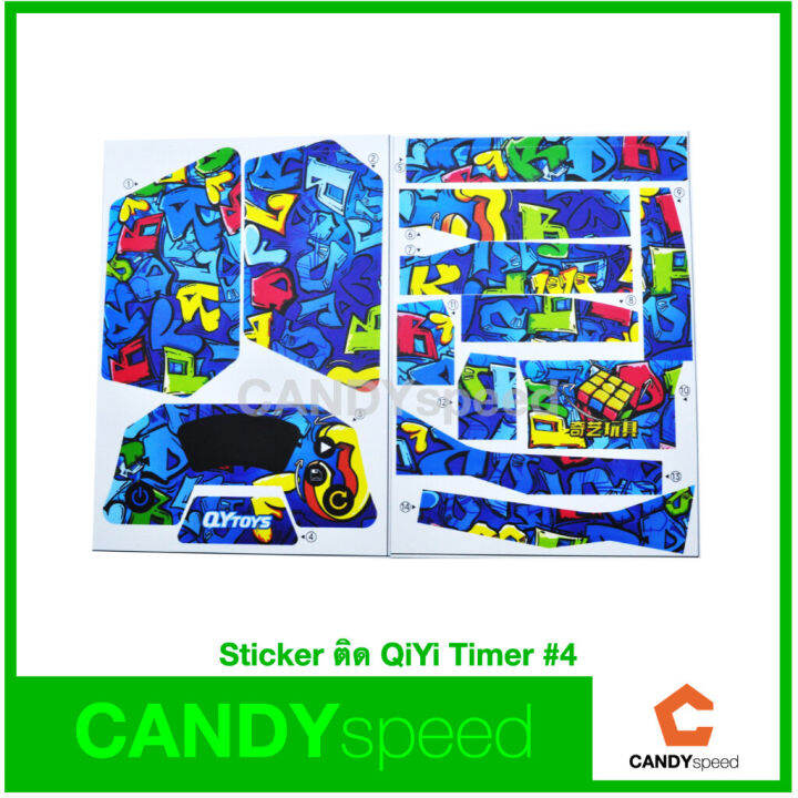 ตกแต่ง QiYi Timer ด้วย Sticker for QiYi Timer | by CANDYspeed | Lazada ...