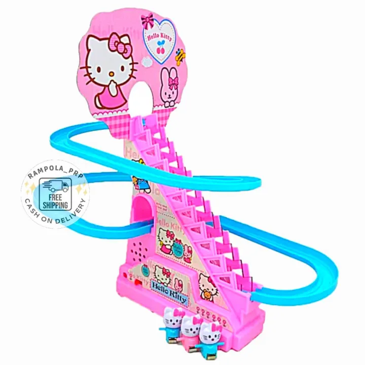 Mainan Track Tangga Hello Kitty /seluncur tangga Hello Kitty | Lazada ...