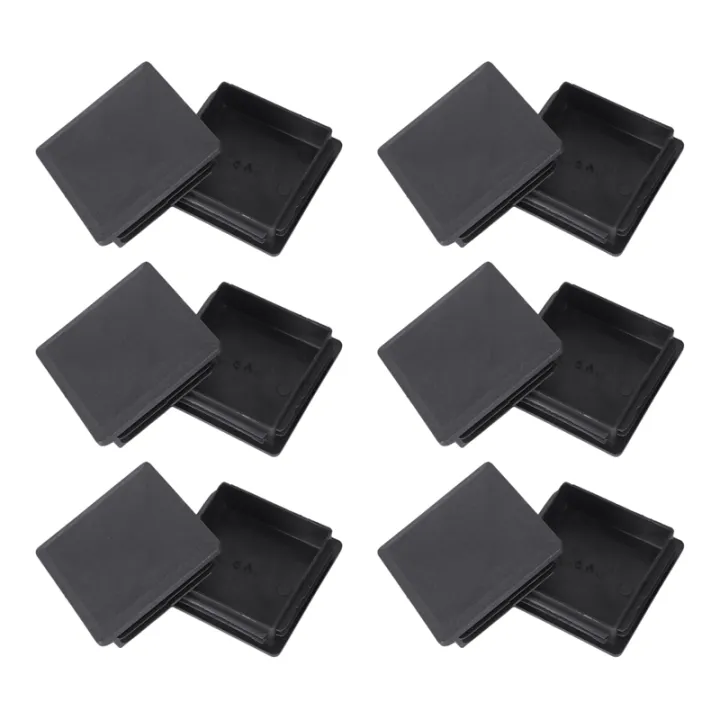 【Ready Stock&COD】80mm x 80mm Square Plastic Caps Pipe Tube Inserts End ...