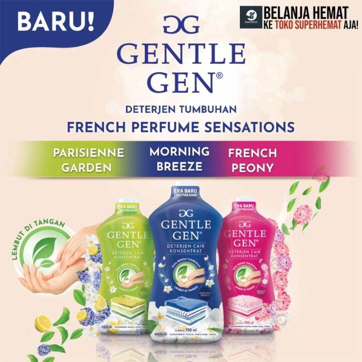 GENTLE GEN - Detergen Cair All Variant - Botol 750 mL | Lazada Indonesia
