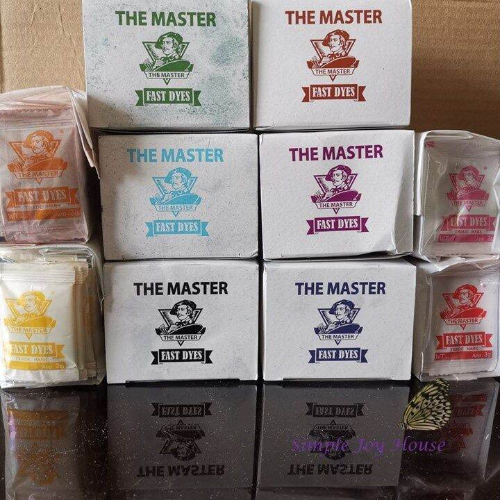 Box of 48sachet-FAST DYE COLOR POWDER / JUBUS JOBOS JOBUS JUBOS DYUBUS ...