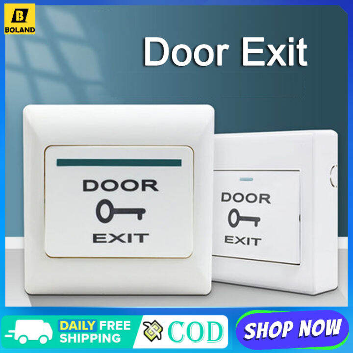 Boland Door Exit Button Release Push Switch for Access Control System Electronic Door Lock ...
