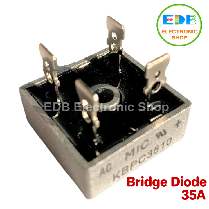 35A 1000V Bridge Diode Single Phase Diode KBPC3510 Metal Case Bridge ...