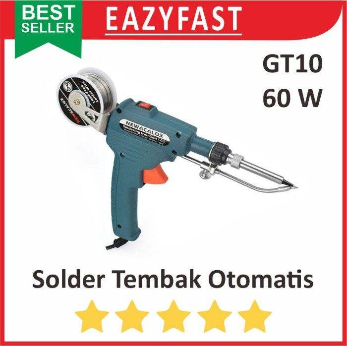Solder Tembak Otomatis Timah Automatic Tin Gun 60W 60 Watt GT10 900M ...
