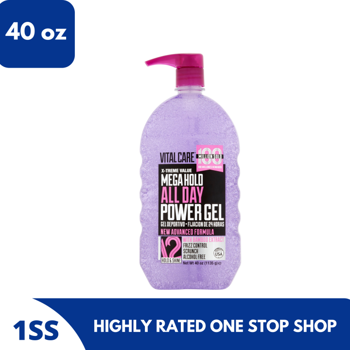 Vital Care X-Treme Mega Hold All Day Power Gel with Bamboo Extract ...