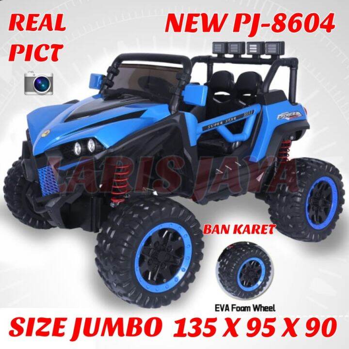 MOBIL MAINAN ANAK JEEP 4X4 12 VOLT 7AH , MOBILAN AKI JEEP OFF ROAD ...