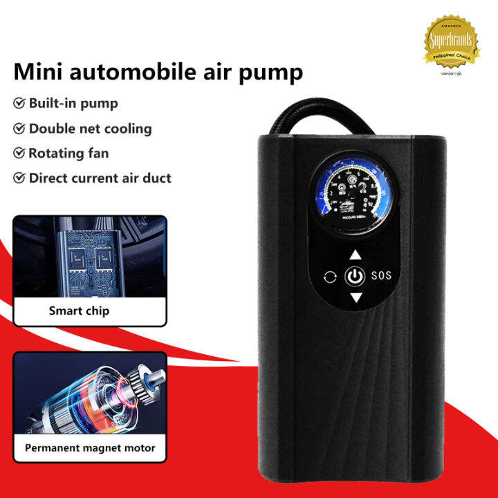 Baseus Portable Super Mini Inflator Pump For Car Air Compressor Smart ...
