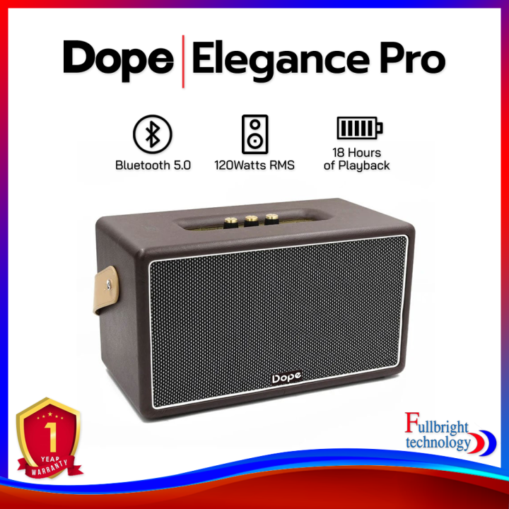 Dope Elegance Pro Portable Speaker ลำโพงบลูทูธสำหรับพกพา รองรับการชาร์จแบบไร้สายให้กับสมาร์ทโฟน ...