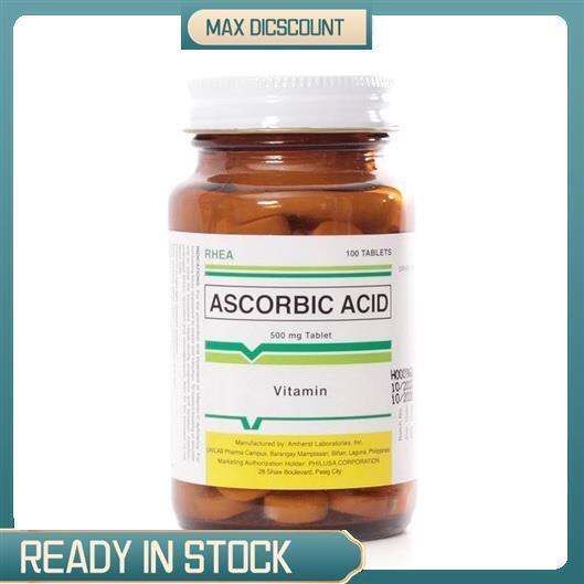 SDFERY Rhea Ascorbic Acid Vitamin C 500mg 100 Tablets | Lazada PH