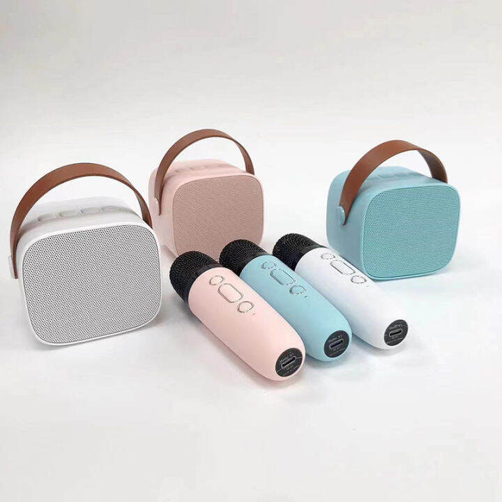 Speaker Karaoke Bluetooth Mini Full Bass Portable Wireless (Dapat ...