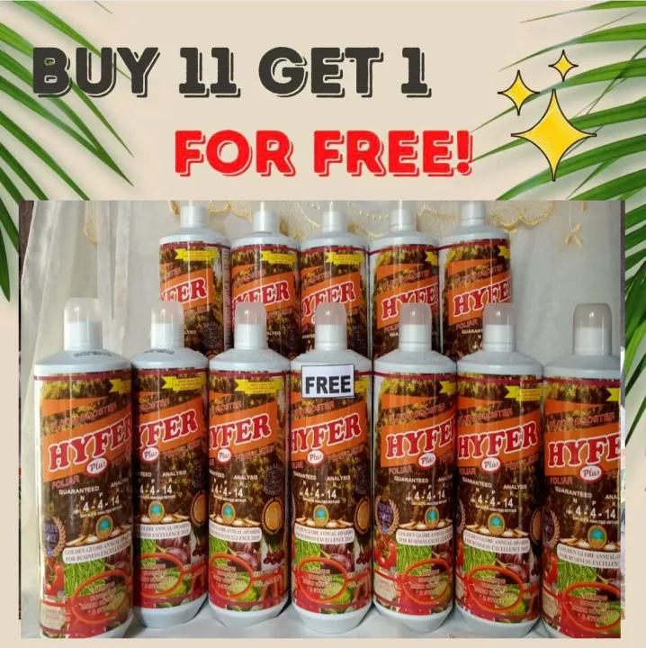 Hyper Plus Liquid Fertilizer Growth Enhancer Buy 11+1 Liter for free ...