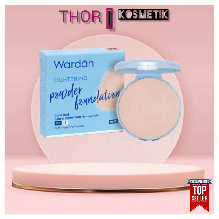 WARDAH Refill Lightening Powder Foundation Extra Cover 10g | Lazada ...