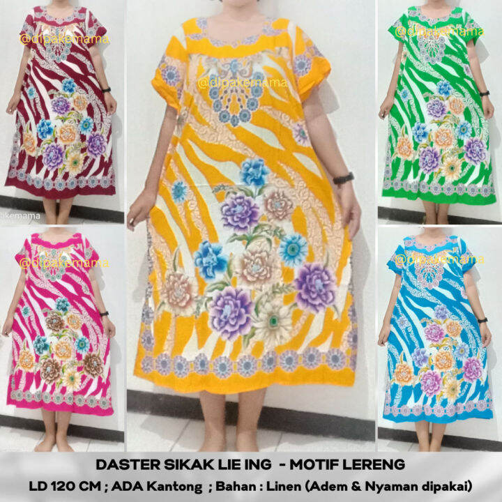 Daster Sikak Hengky Lie Ing Motif Lereng Rayon Premium | Lazada Indonesia