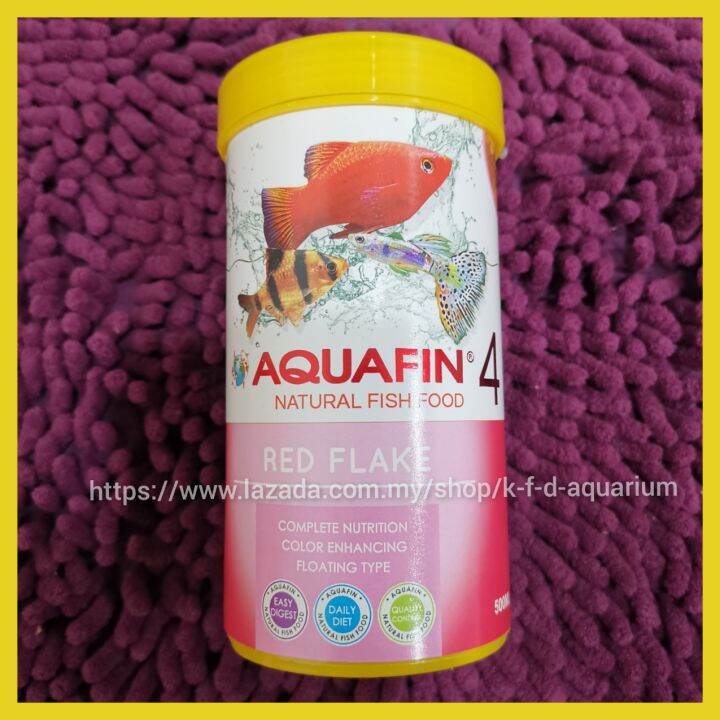 Aquafin Natural Fish Food Red Flake 500ml (Floating Type) | Lazada
