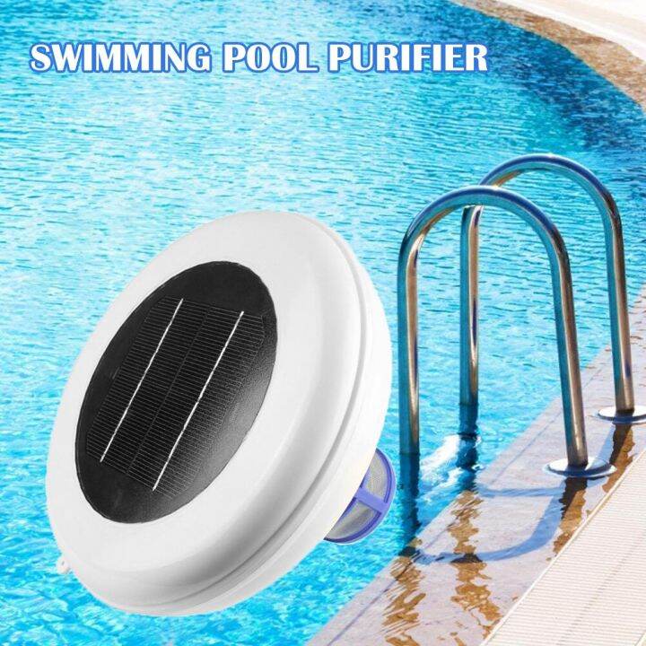 Copper Silver Ion Swimming Pool Purifier Solar Powered Water Cleaning ...
