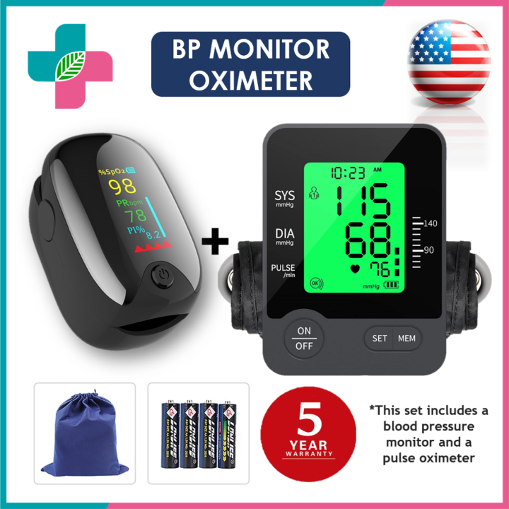 【3 Color Display】 Blood Pressure Monitor Digital Bp Monitor Digital ...