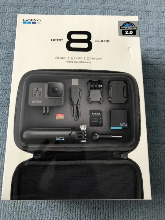 New Quality GoPro Hero 8 Black +Complete Accessories | Lazada PH