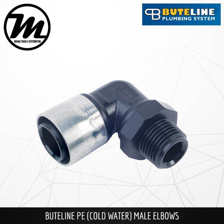 Buteline PE Male Elbows Cold Water Fitting | Lazada