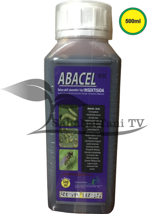 ABACEL 18 EC 500 ML INSEKTISIDA HAMA TRIPS DAN ULAT GRAYAK | Lazada ...