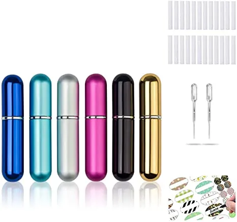 Aromatherapy Nasal Inhaler tubes for Essential Oils, Portable Reusable ...