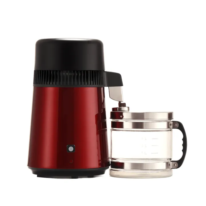 750W 110V Stainless Steel Water Distiller 4L US Plug Distilled Pure ...