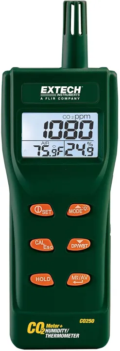 Extech CO250 Portable Indoor Air Quality CO2 Meter/Datalogger | Lazada ...
