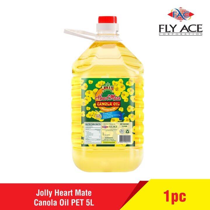 Jolly Heart Mate Canola Oil PET 5L | Lazada PH