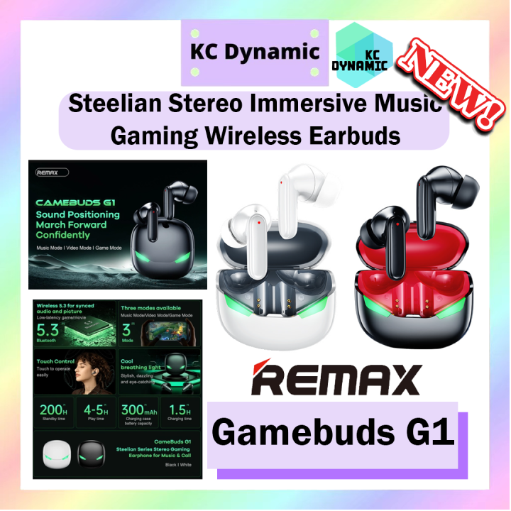Remax Gamebuds G1 Steelian Stereo Gaming True Wireless Earbuds ...
