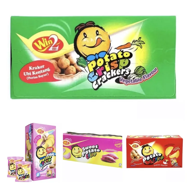 Win2 Baked Potato crisp Crackers วินทู ขนมปัง แครกเกอร์มันฝรั่งบางกรอบ ...