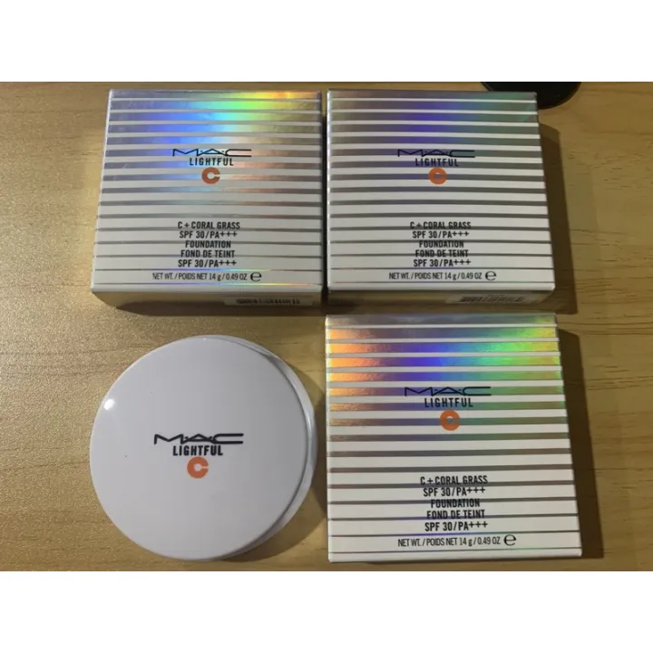 MAC Lightful C + Coral Grass SPF30 / PA+++ Foundation Refill 14GM ...