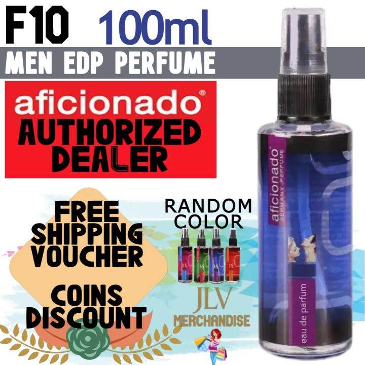 [JLV] Aficionado F10 100ml Men EDP Perfume Spray | Lazada PH