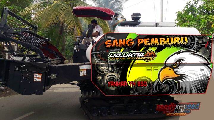 STICKER DECAL YANMAR YH 850 COMBINE HOONIGAN FULL BODY CUSTOM 016 | Lazada Indonesia