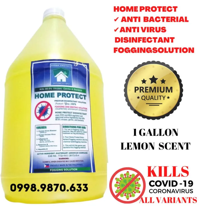 Home Protect Disinfectant Fogging Solution 1 Gallon with Refreshing ...