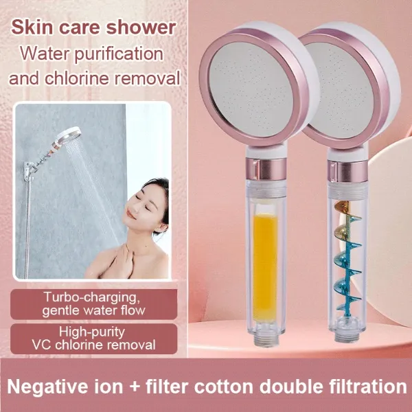 Water purification and dechlorination beauty shower/handheld ...