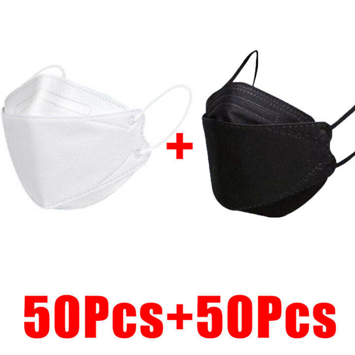 HAJIMI KF94 Mask 100Pcs KF94 Reusable Original Washable KF94 facemask ...