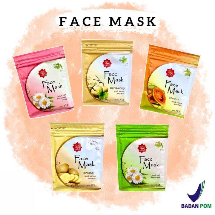VIVA FACE MASK 30GR ORIGINAL BPOM - MASKER WAJAH VIVA - MASKER BUBUK | Lazada Indonesia