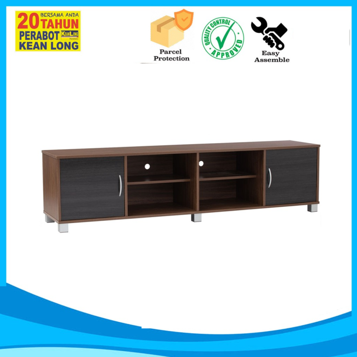HL Dayton 1.8m TV Cabinet/ Rak TV/ Multipurpose Rack TV/ Kabinet TV ...