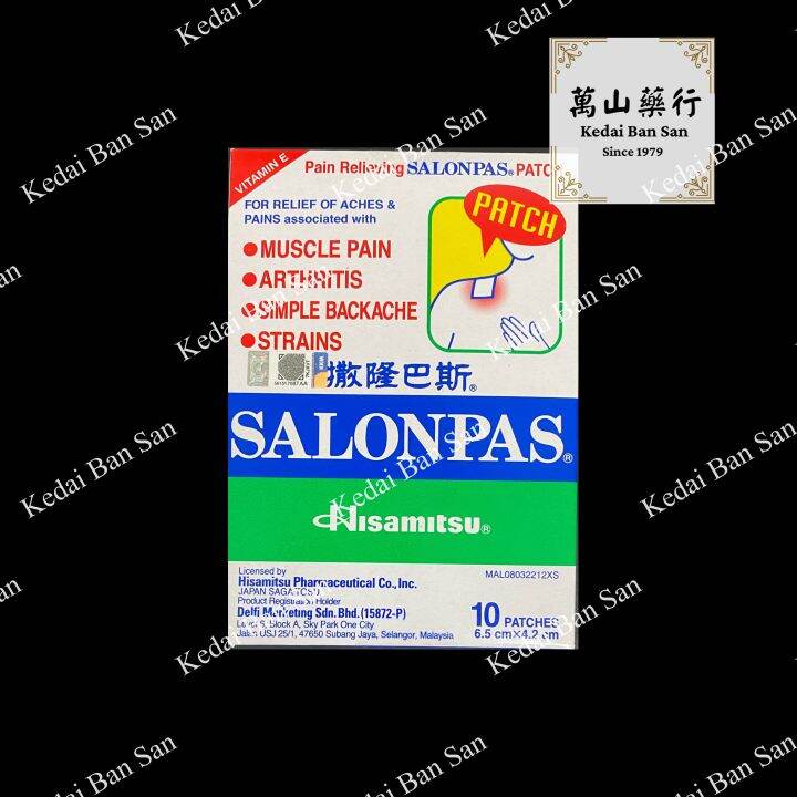 Hisamitsu Salonpas Patch [10 patches] | Lazada