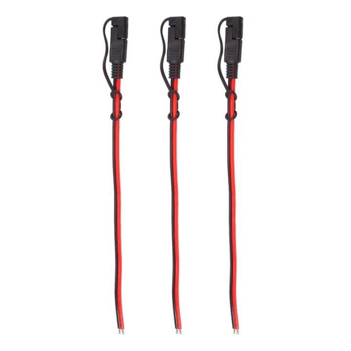 3 Pcs 14AWG SAE Extension Cable 2 Pin SAE Quick Connector Disconnect ...