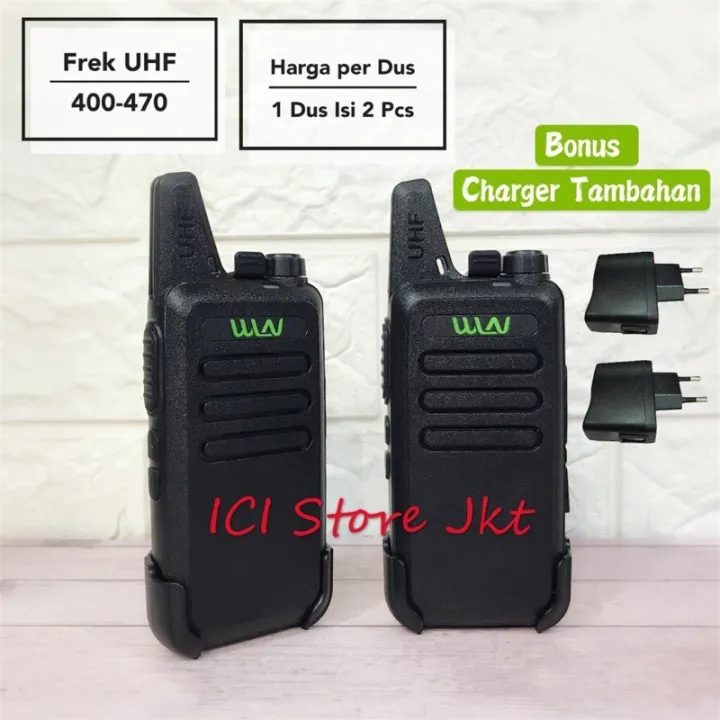 Radio Ht Wlan atau Wln sepasang dan bonus charger tambahan | Lazada ...