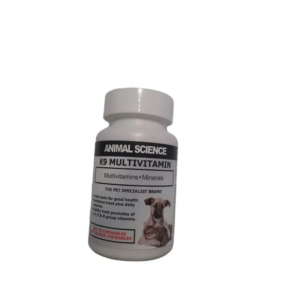 Animal Science K9 MULTIVITAMIN 75 + 25pcs or ADVANCE 60pcs for DOGS ...