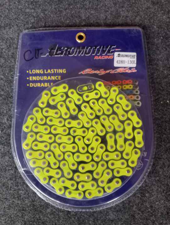 1 SET AEROMOTIVE CHAIN FOR MOTORCYCLE/KADENA NG MOTOR/GAMIT SA MOTOR ...